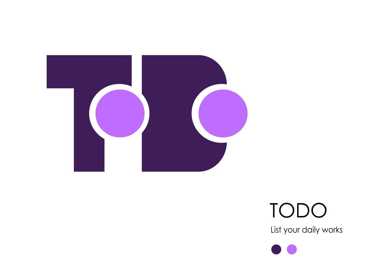 ToDo Logo Concept by Ash Buzz on Dribbble