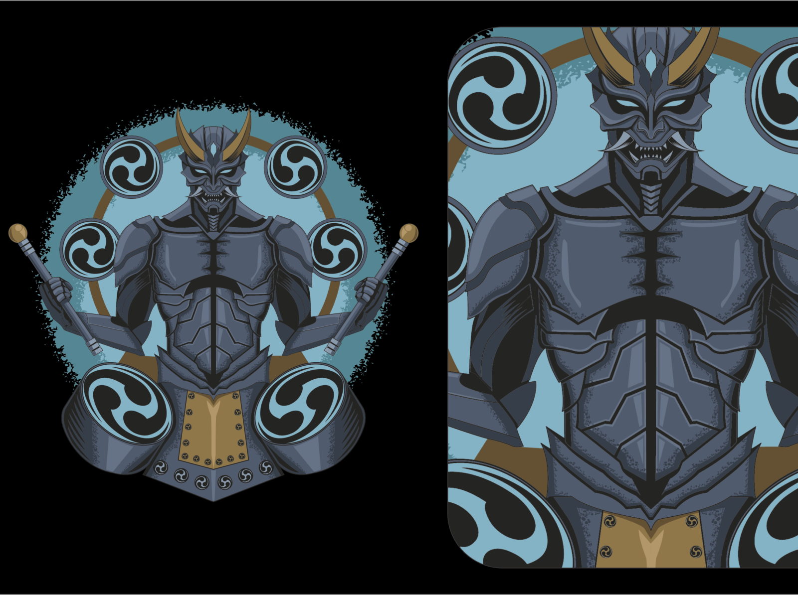 raijin GOD OF THUNDER by Rian Sumardi on Dribbble