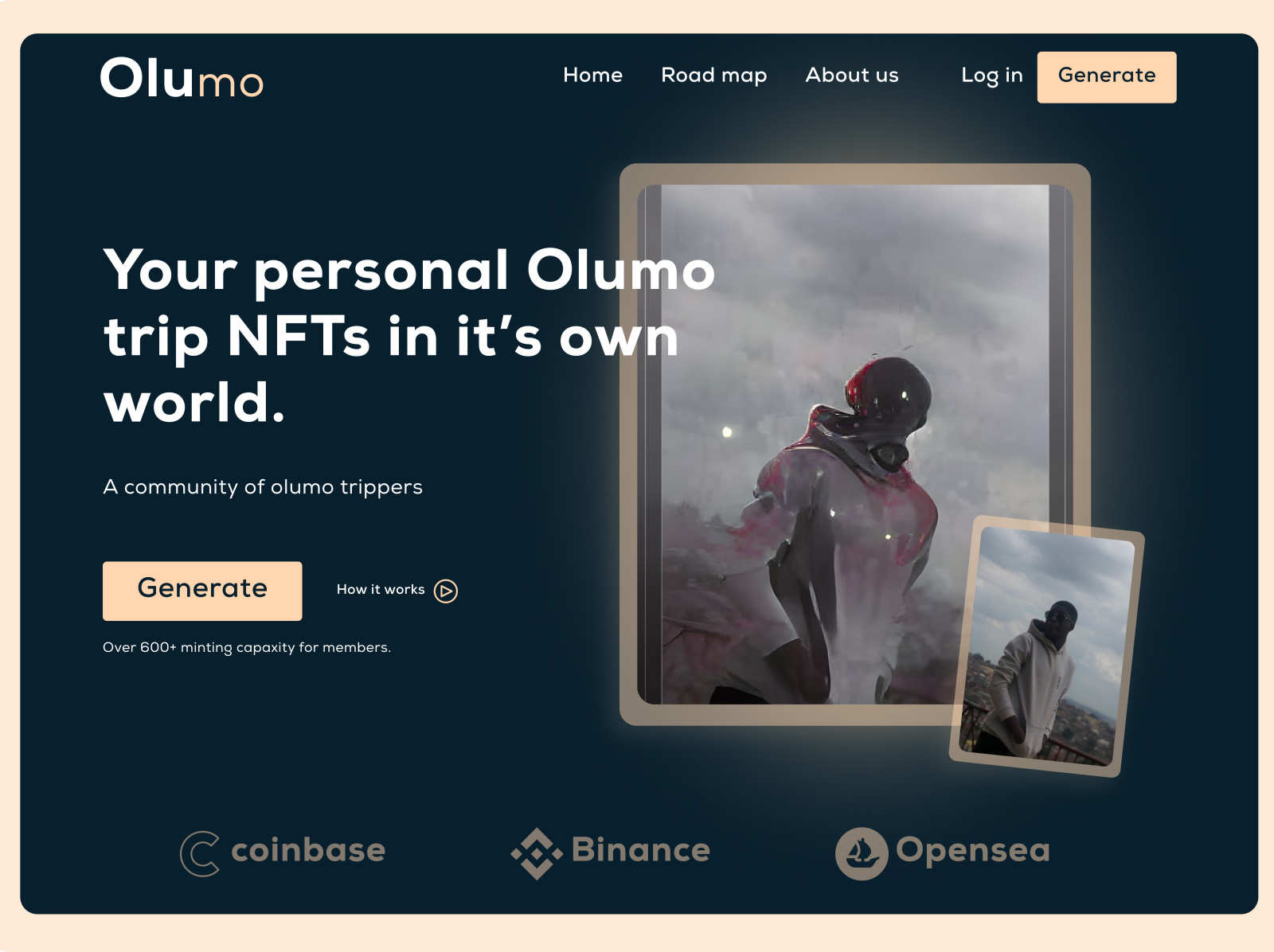 NFT Landing hero section by Samuel Sonowo on Dribbble