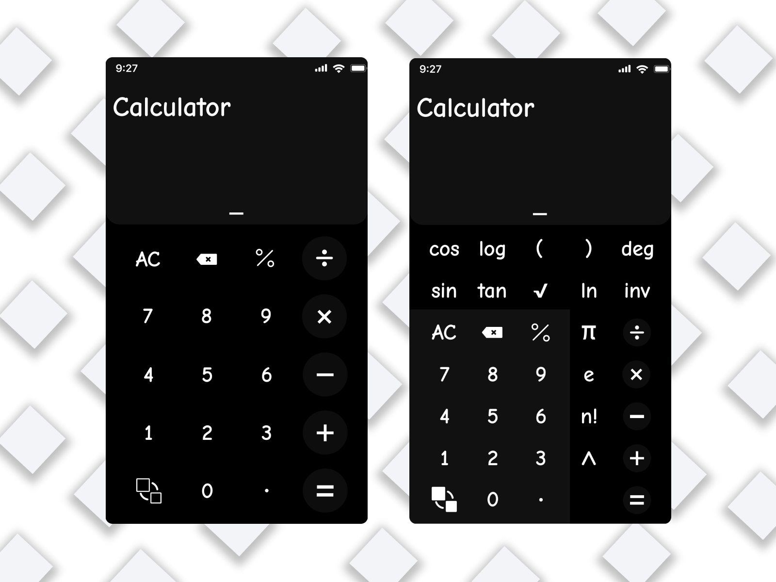Calculator Screen!! by Umang Atal on Dribbble