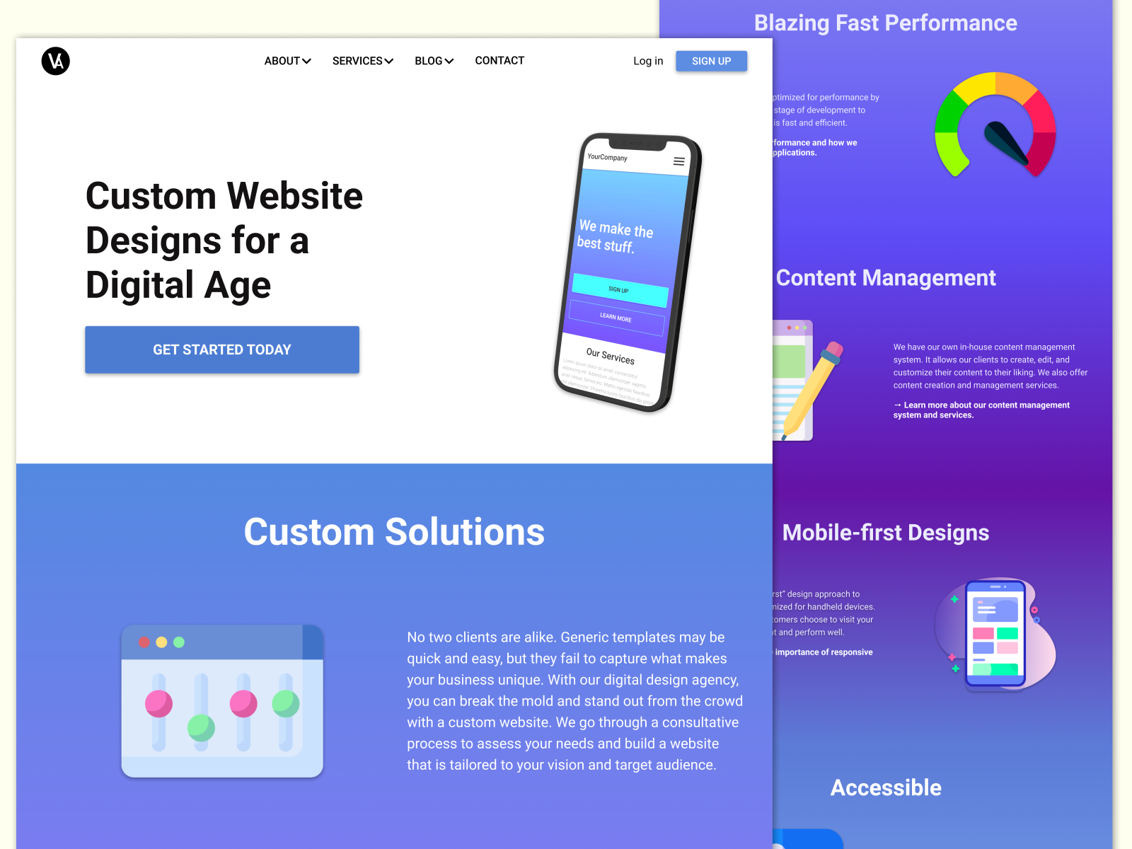 Varial Website Theme 2022 by Varial Web Development on Dribbble