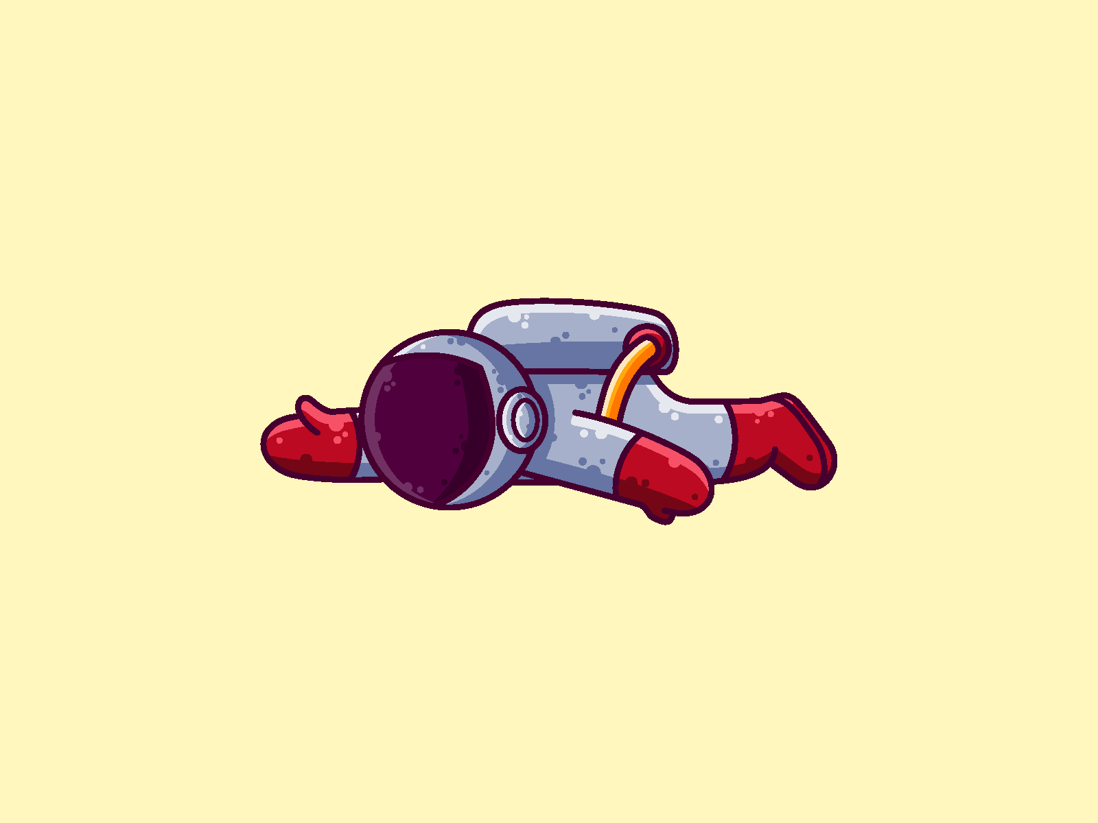 Astronaut Lazy by Ardhsells on Dribbble