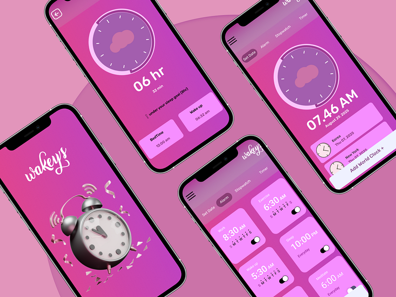 Alarm App designs, themes, templates and downloadable graphic elements ...