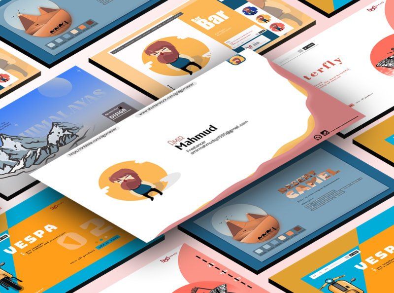 Isometric Portofolio by Desain Grafis on Dribbble