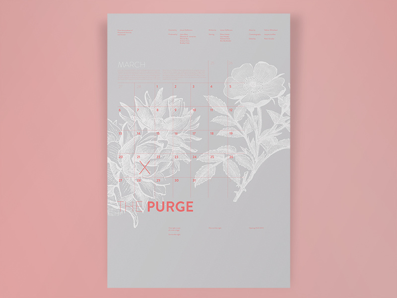 Purge Poster by Matt Barnes on Dribbble