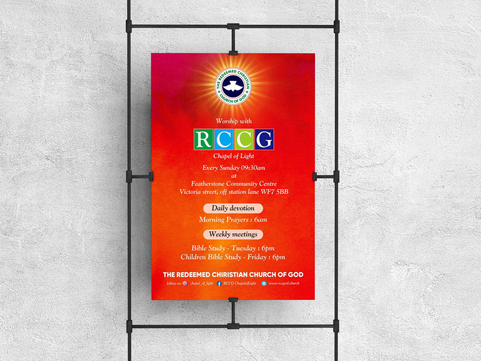 RCCG Flyer Design by Shinderpal Singh on Dribbble