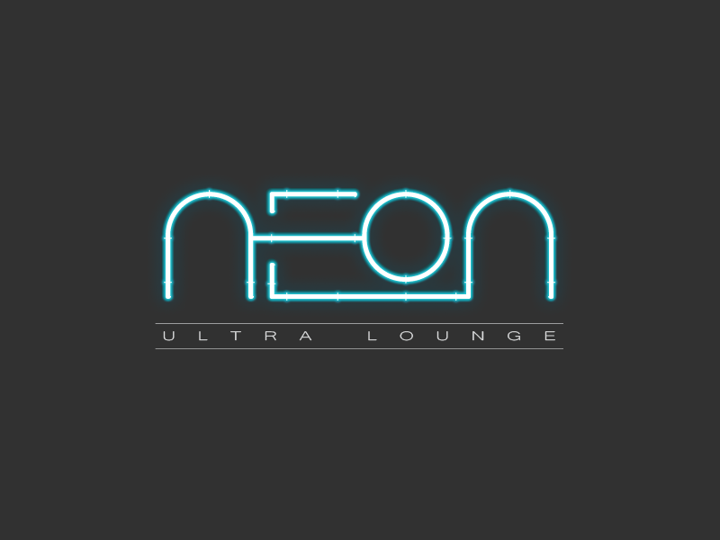 Neon Ultra Lounge Logo by Jon Landis on Dribbble
