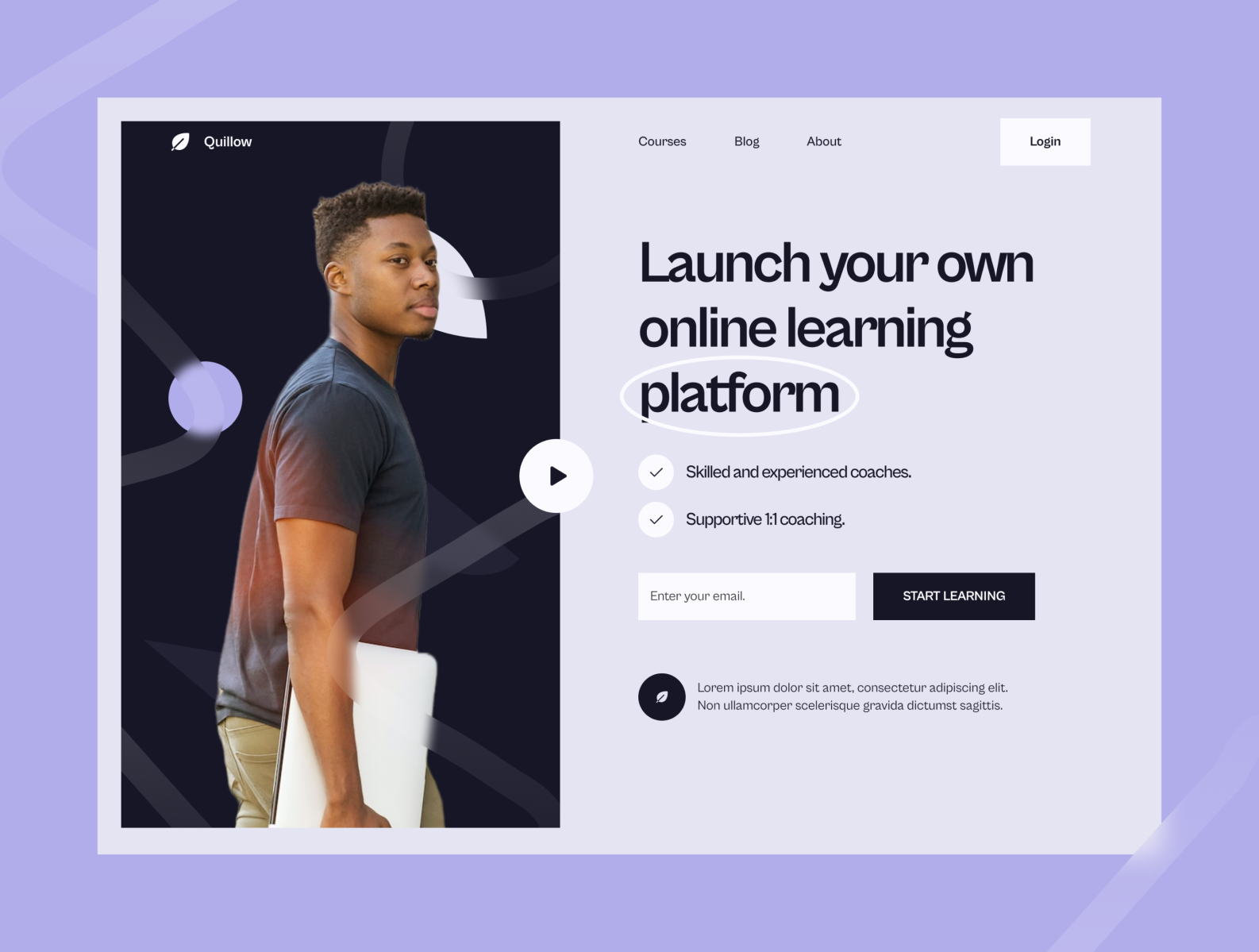 Hero Page exploration 1 by Khadijat Bakare on Dribbble