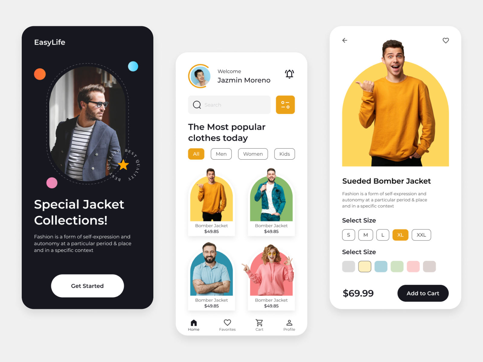 Fashion eCommerce Mobile App by Alamgir Hossain on Dribbble