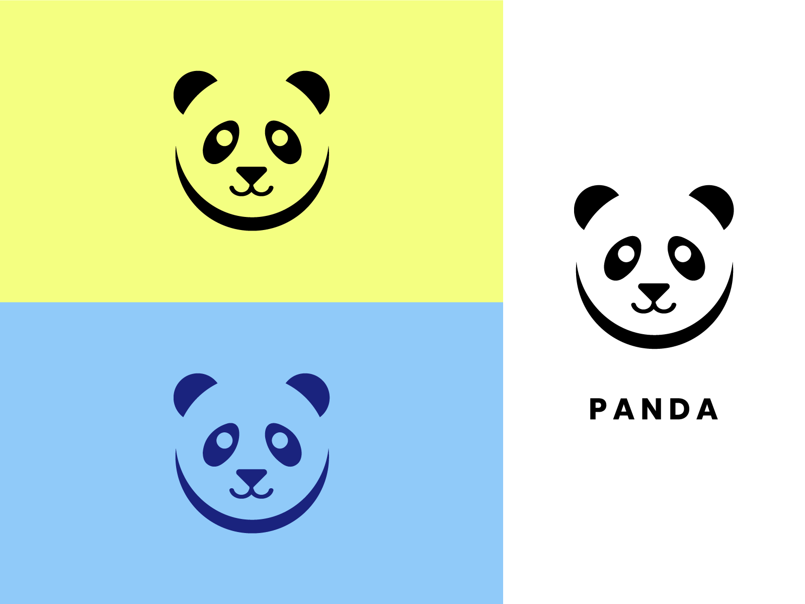 Panda Logo Branding by Sajid Shaik | UI Designer on Dribbble