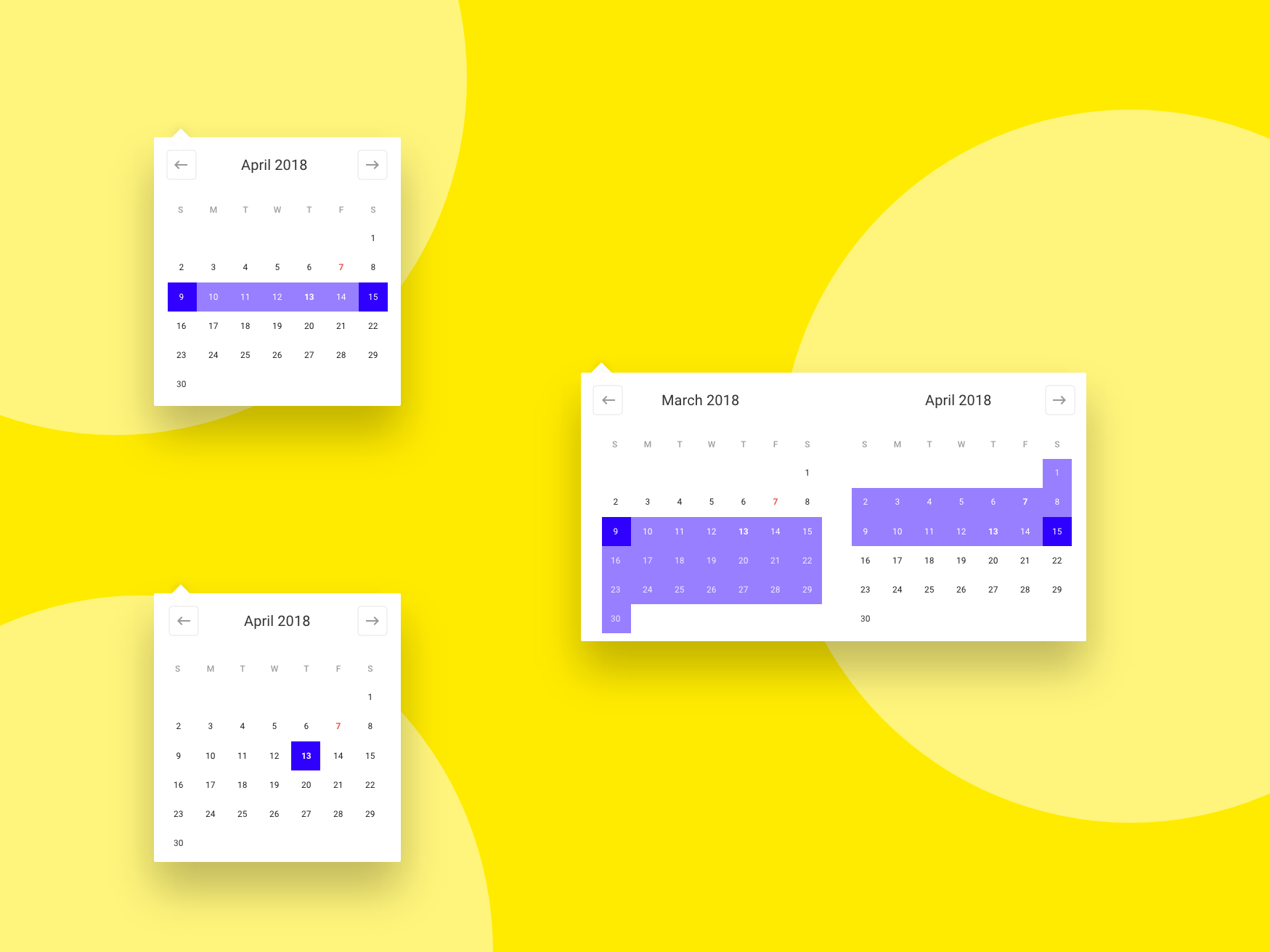 Date Pickers by Prem Regmi on Dribbble
