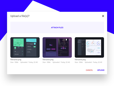 File Upload Modal by Prem Regmi on Dribbble