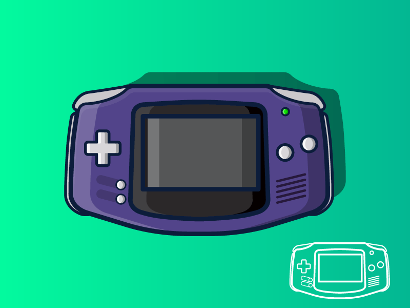 Nintendo - Game Boy Advance by Alexandra Echenique on Dribbble