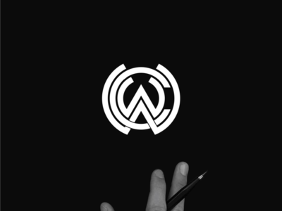 WCW monogram logo by logoperlente on Dribbble