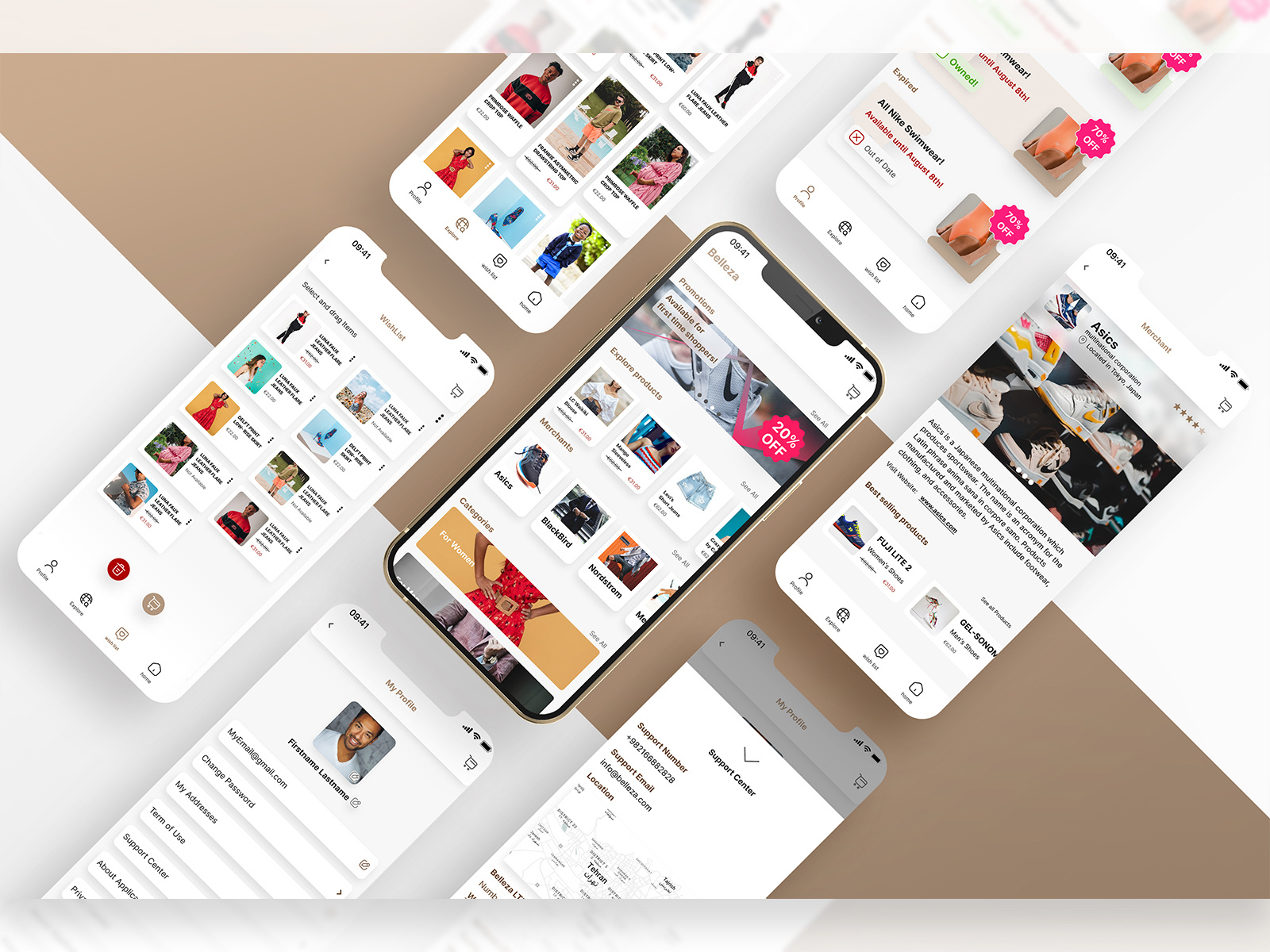 UX/UI Case Study - Fashion Store Application by Maya Grammy on Dribbble