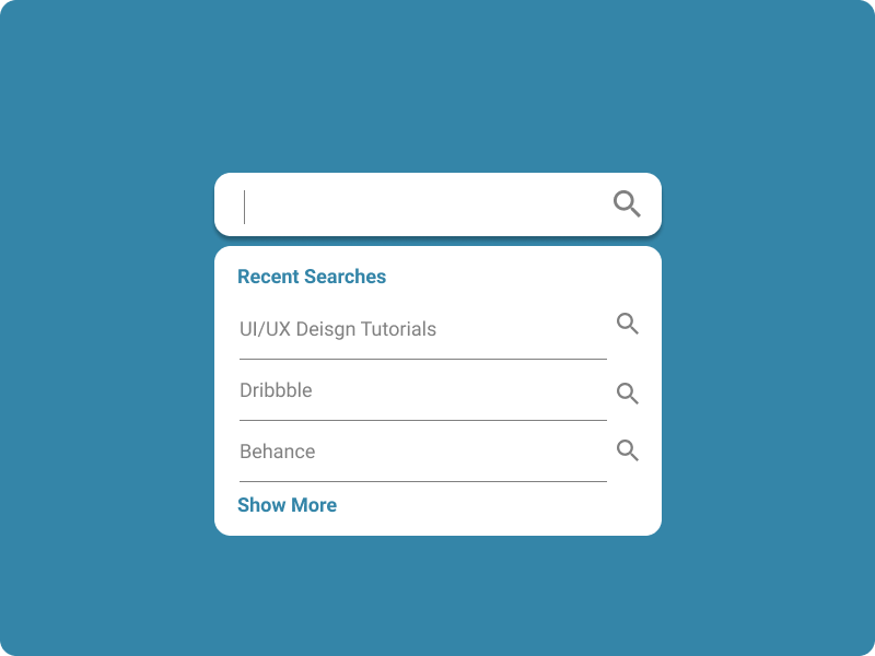 Search Box by Arjun Baniya on Dribbble