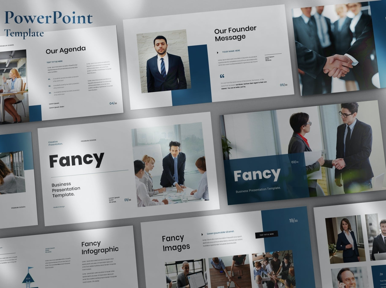 FANCIY Presentation Template by Presentation Templates on Dribbble