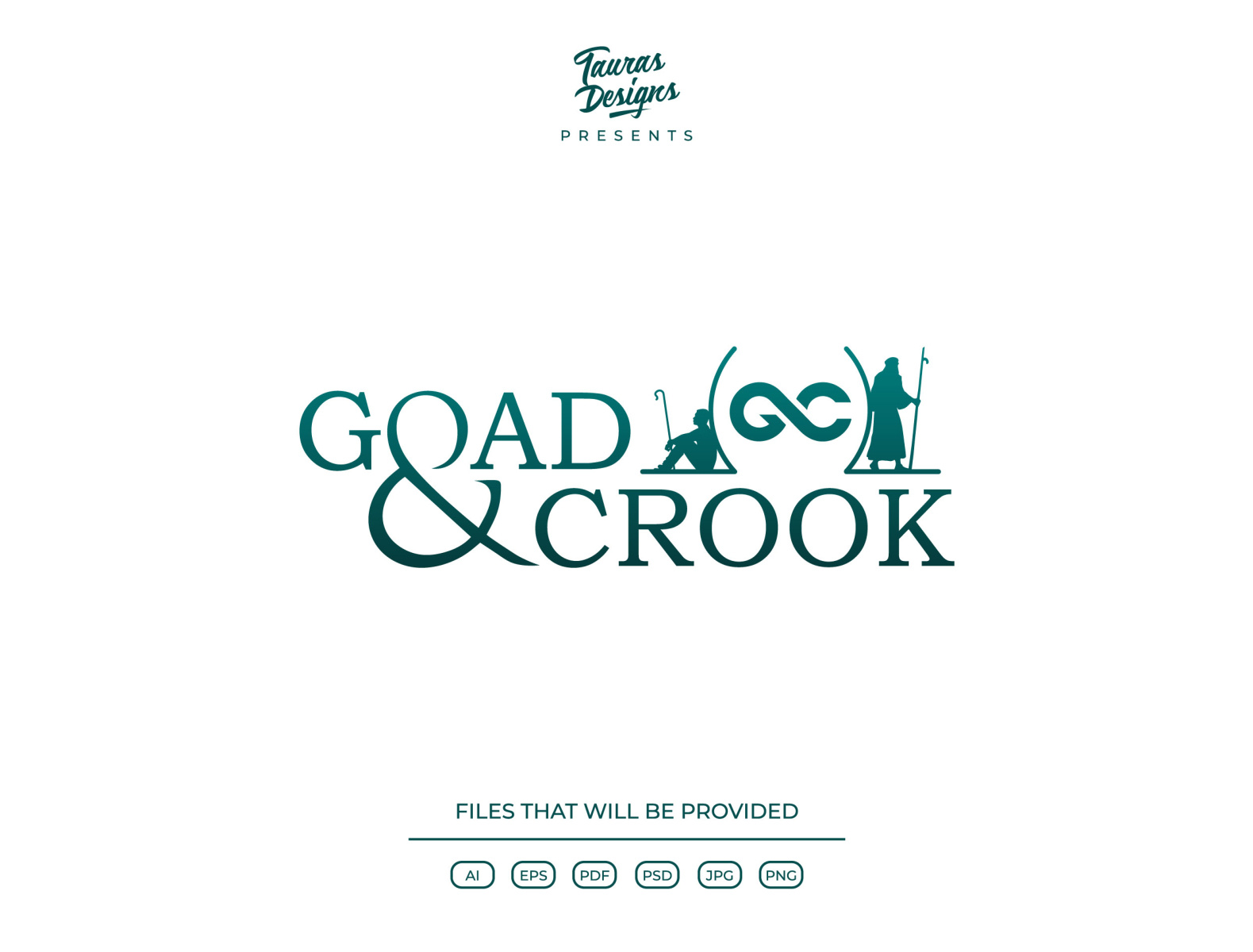 Goad & Crook Logo Design by TAURAS_DESIGNS on Dribbble