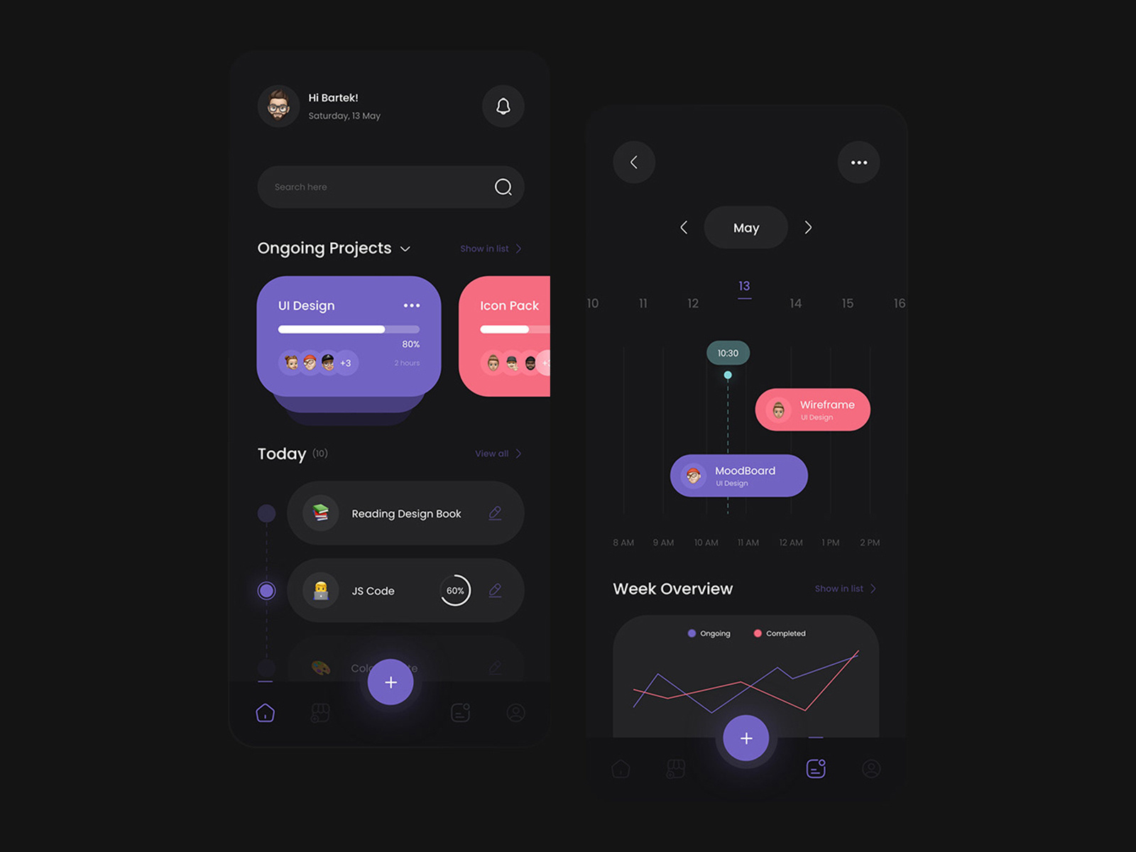 Task Tracker App Design by Bsite Agency on Dribbble