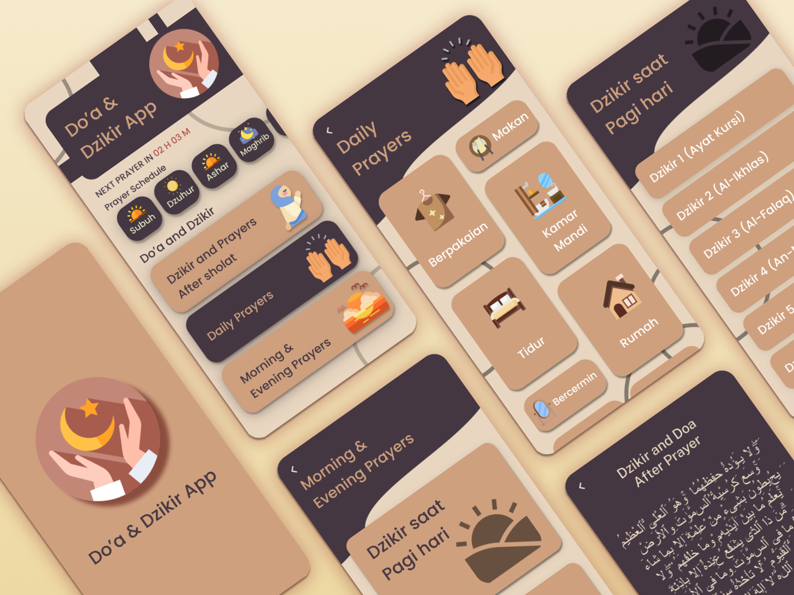 Dzikir App by Adeeva Rashida on Dribbble