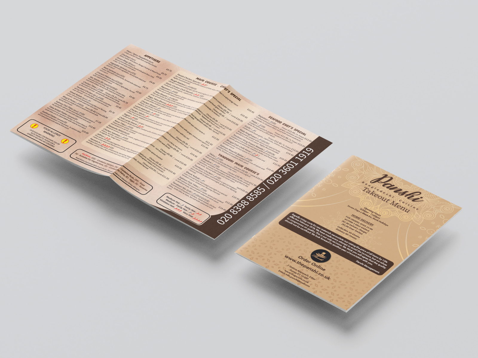 Panshi Restaurant Menu Design by Al Imran Nahid on Dribbble