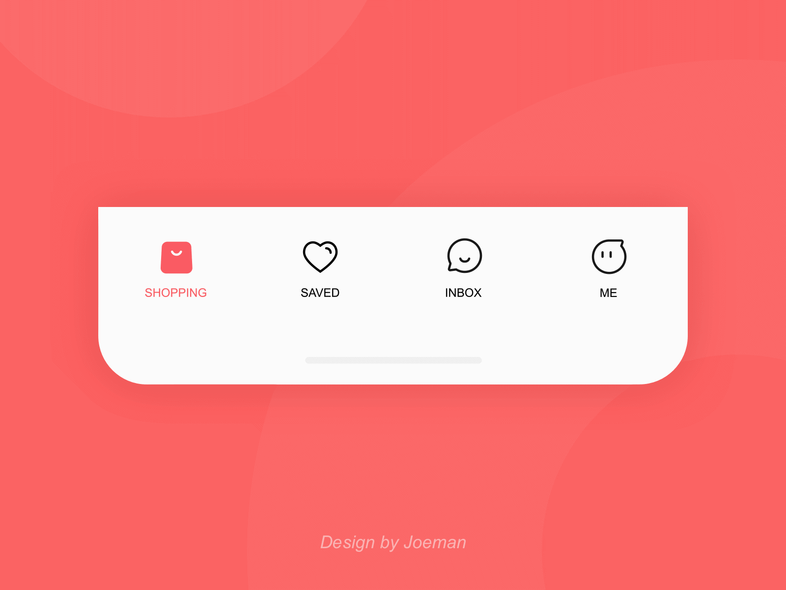 Tabbar icon animation by Joeman on Dribbble