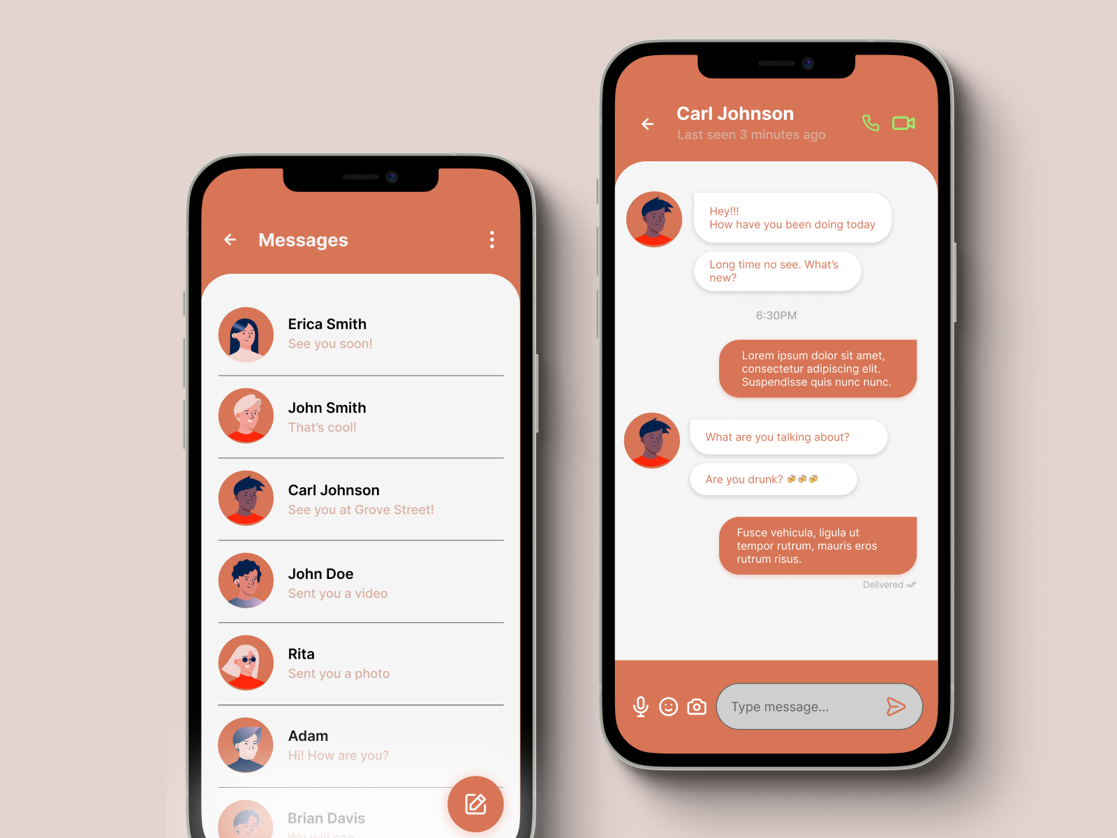 Direct Messaging - Daily UI 013 by Maksymilian on Dribbble