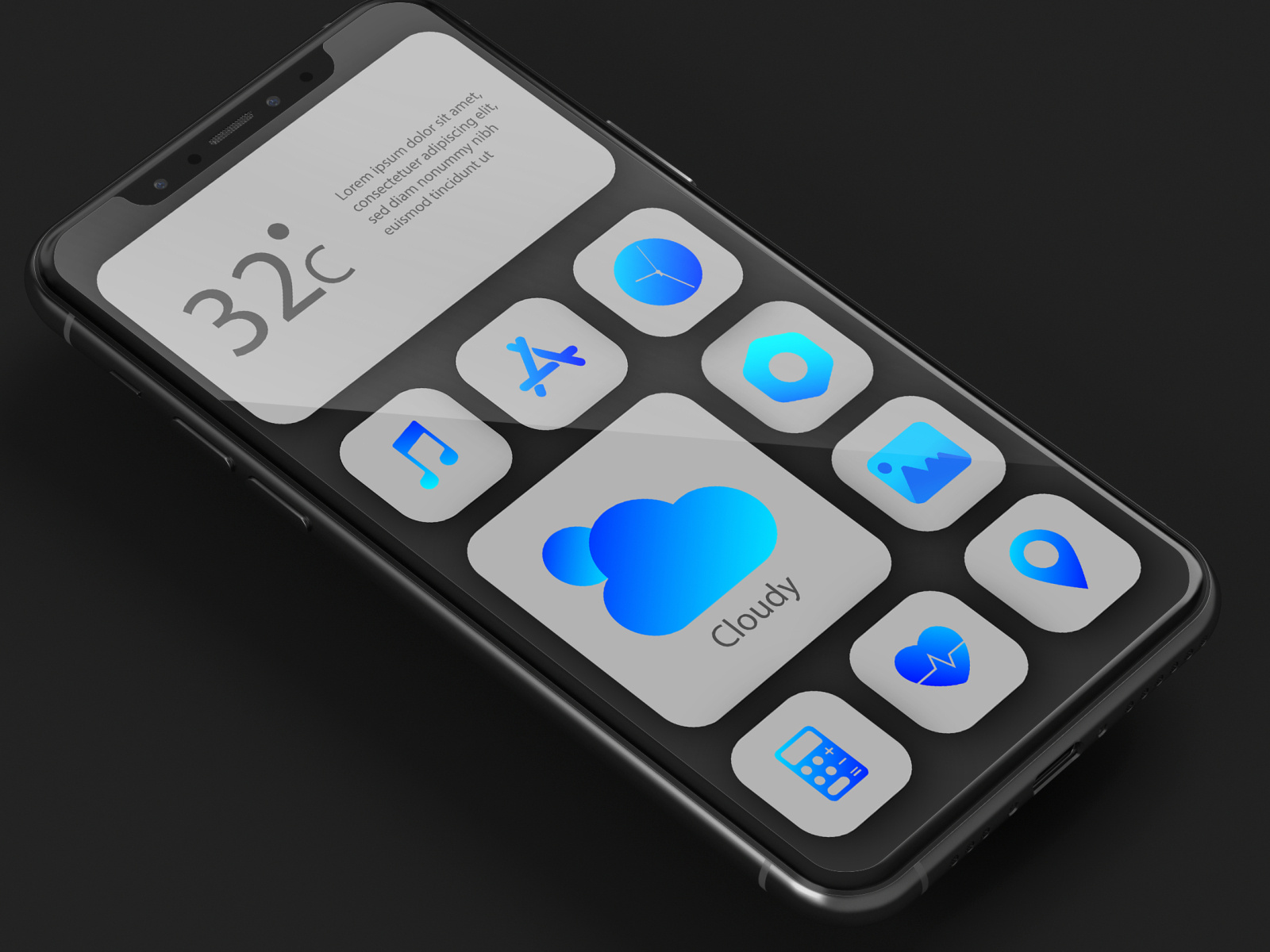 iOS Custom Icons by Jiyad Hussain on Dribbble