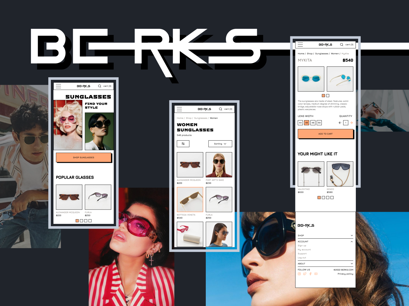 Berks Online Store by Aleksandra Kotava on Dribbble