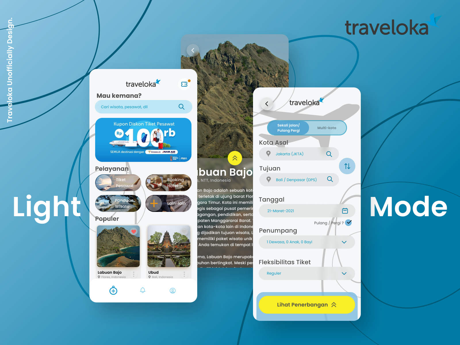 Traveloka App by Fathur on Dribbble