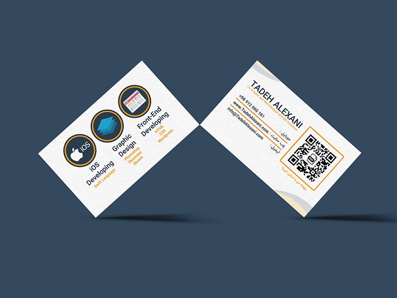 Personal Visit Card by Tadeh Alexani on Dribbble