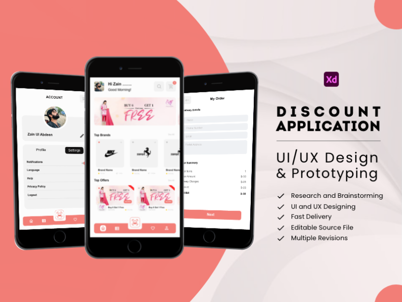 Discount App by Zain Ul Abdeen on Dribbble