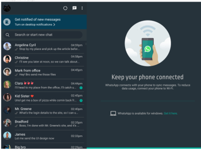 Whatsapp dark mode chat page. UI created by me by Christian Uriel on ...