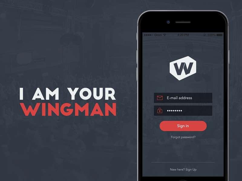Wingman Mobile App by Lan Belic on Dribbble