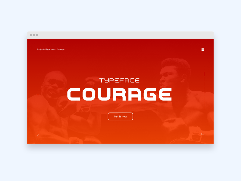 Typeface Courage-1 by Hussain Nashaba on Dribbble