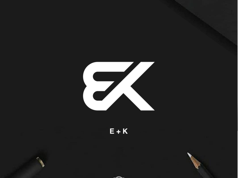 monogram EK by cem_belrege on Dribbble