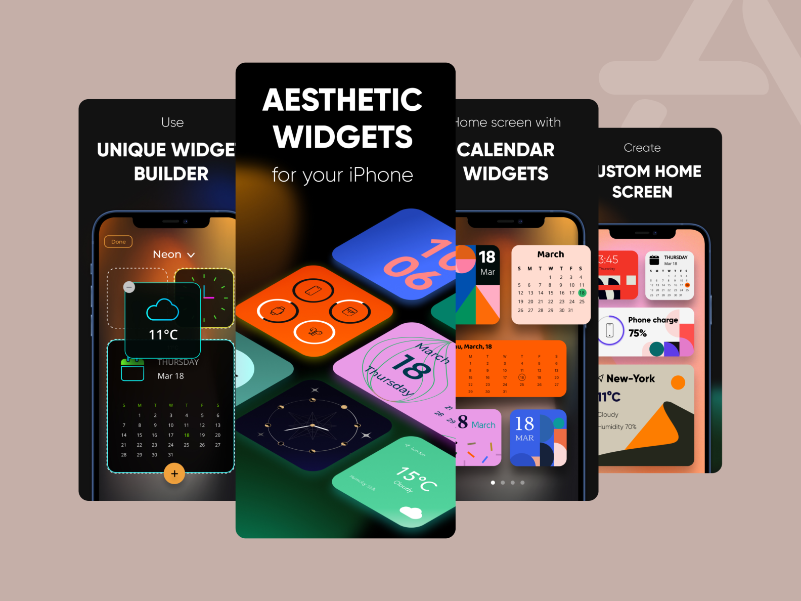 App Store Screenshots | Widgets App by SplitMetrics Agency on Dribbble