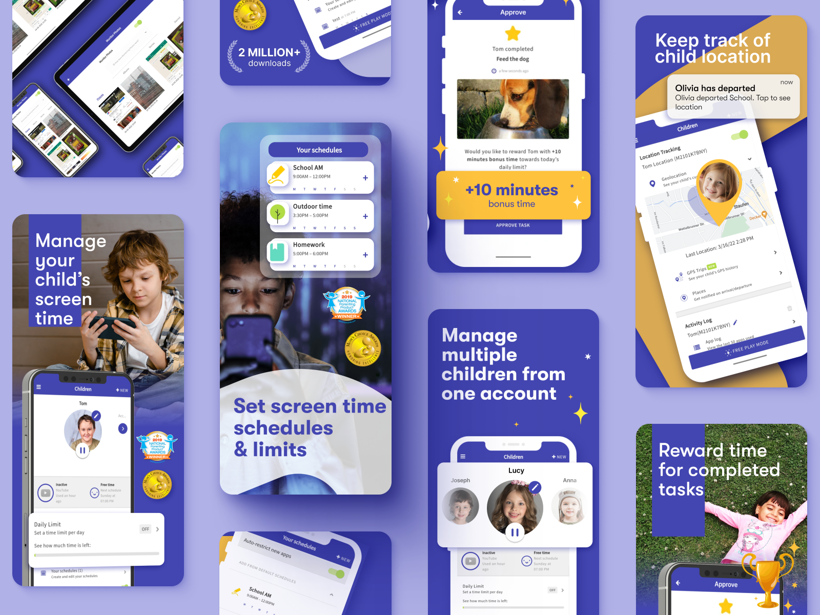 App Store Screenshots | Parental control App by SplitMetrics Agency on ...