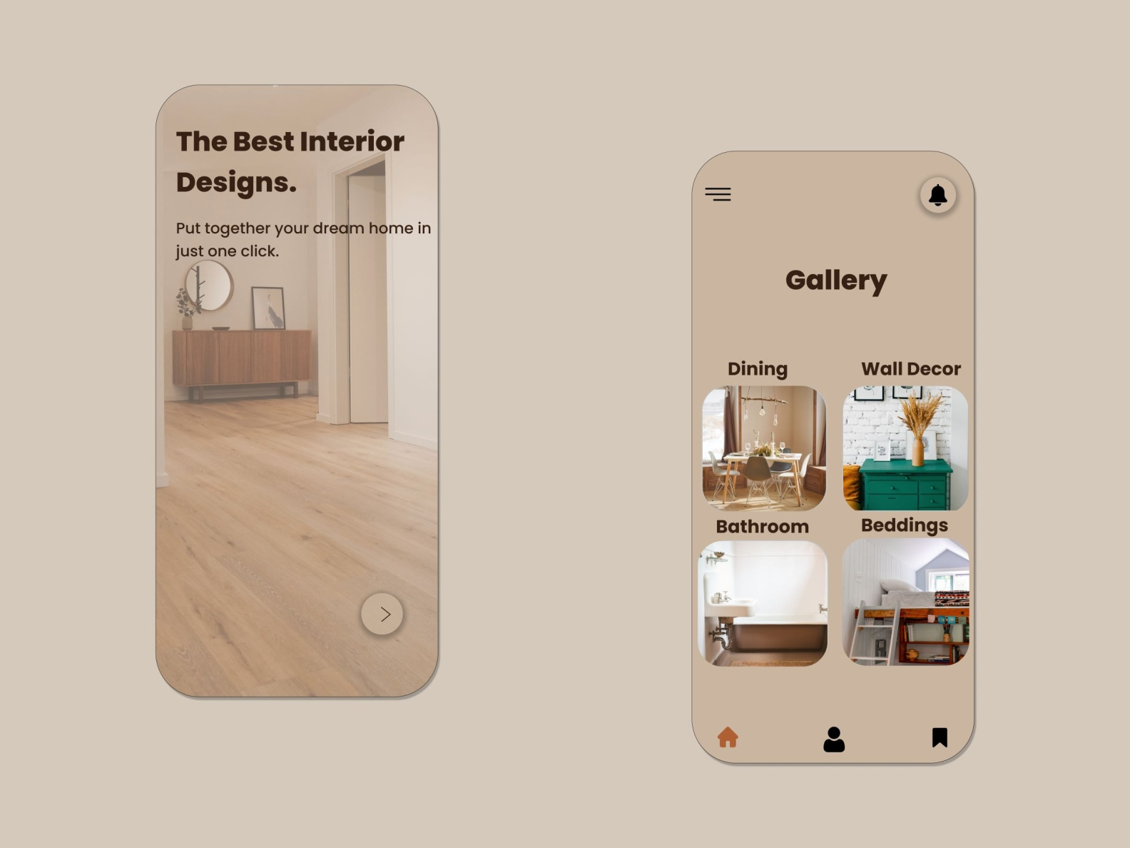 Interior Design Service - Mobile Application by Ajachukwu Bliss on Dribbble