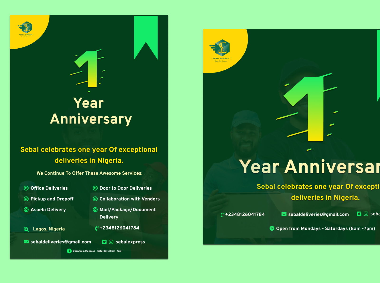 One Year Anniversary Business