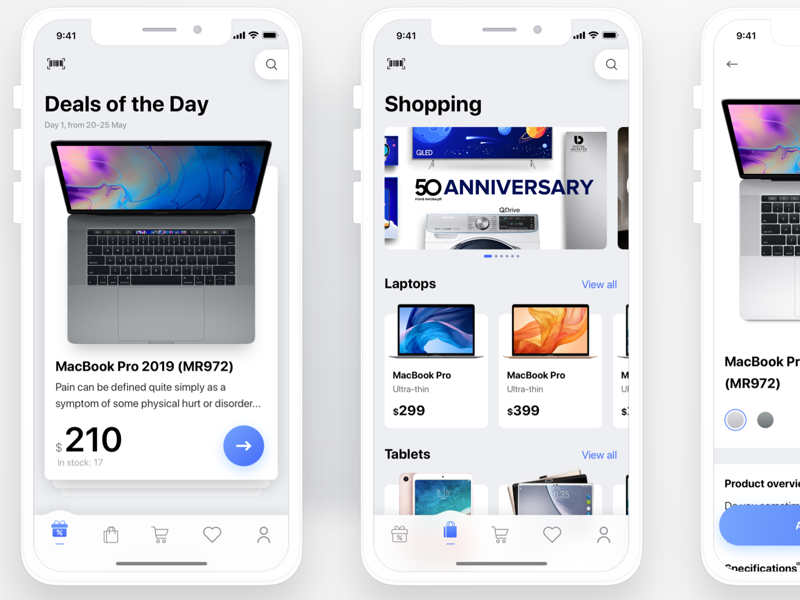 E-commerce store app iOS by Sergey Shevchenko for Globaldev Group on ...