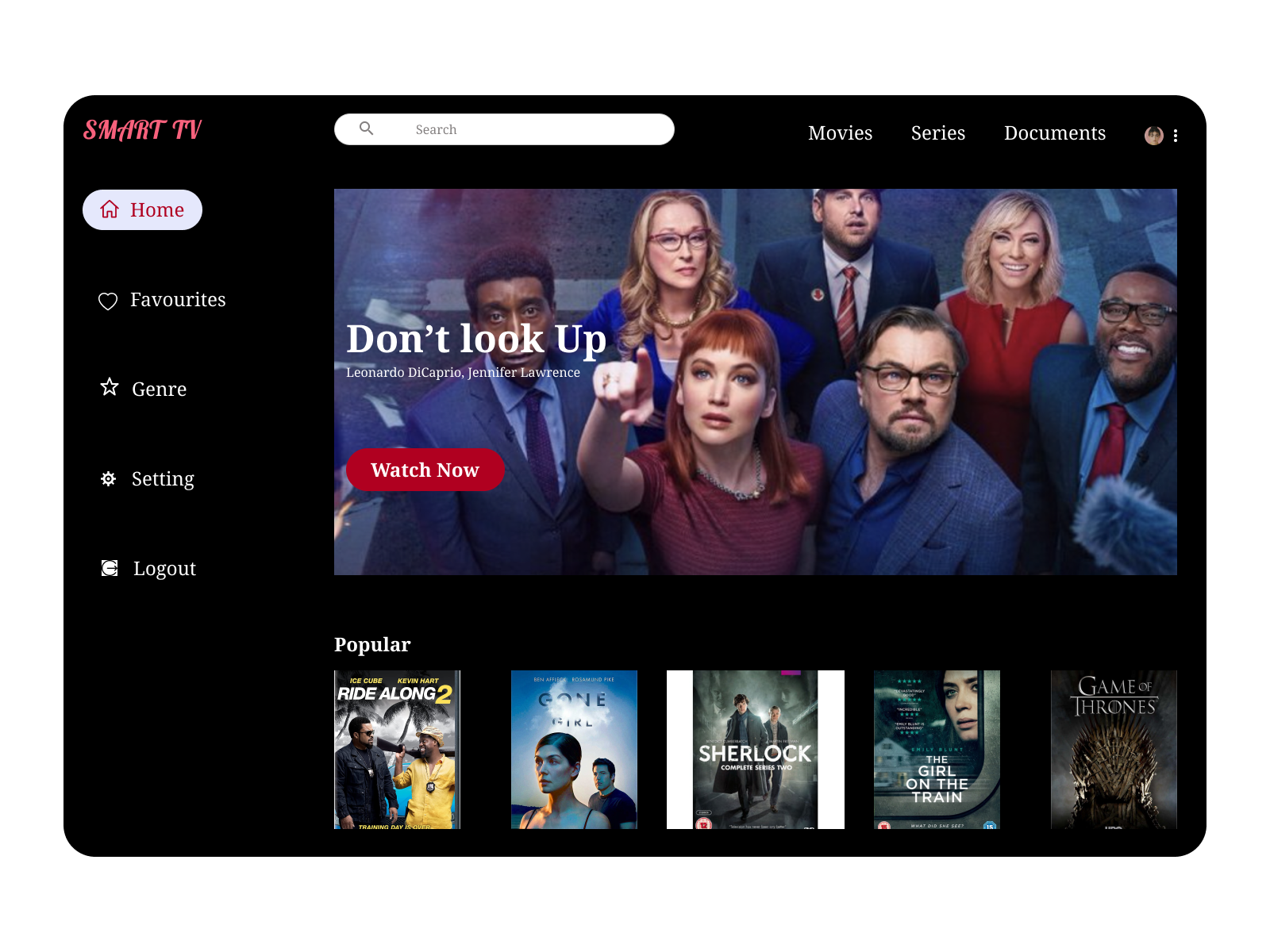 Tv app by Deep Mala Shrestha on Dribbble