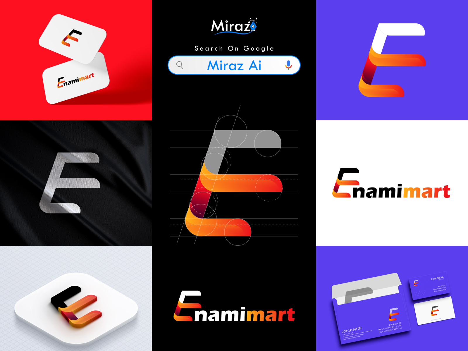 E Letter Logo Design by Miraz Ai on Dribbble
