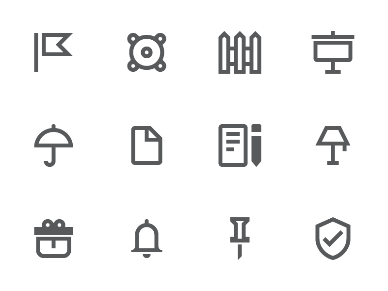 Material Design Outline Icons by MaxVectors on Dribbble