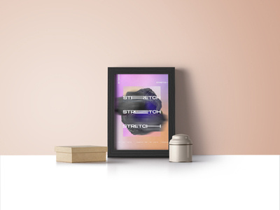 Stretch Typography Poster by Anuroop on Dribbble