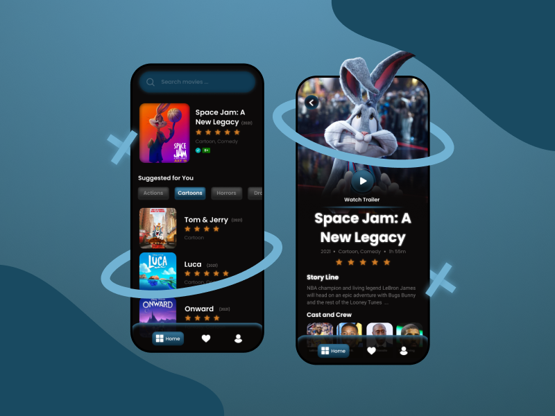 Movie App UI Design by Ibrahim Aulia Hafiz on Dribbble