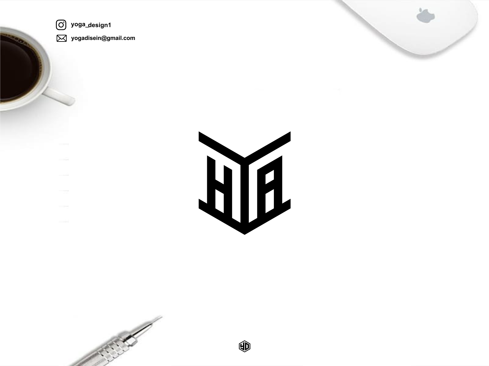 HYA MONOGRAM LOGO by yogau_design1 on Dribbble