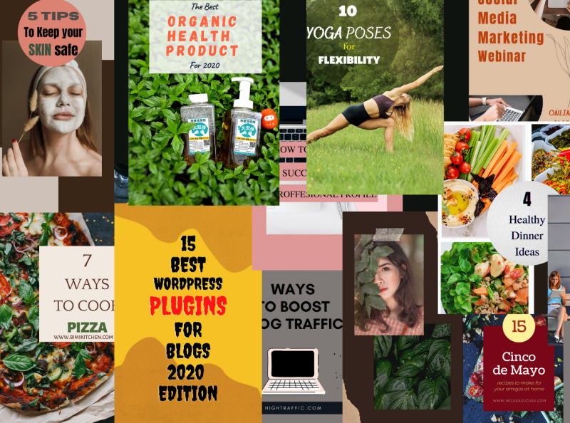 Professional pinterest pin design by MONALI on Dribbble