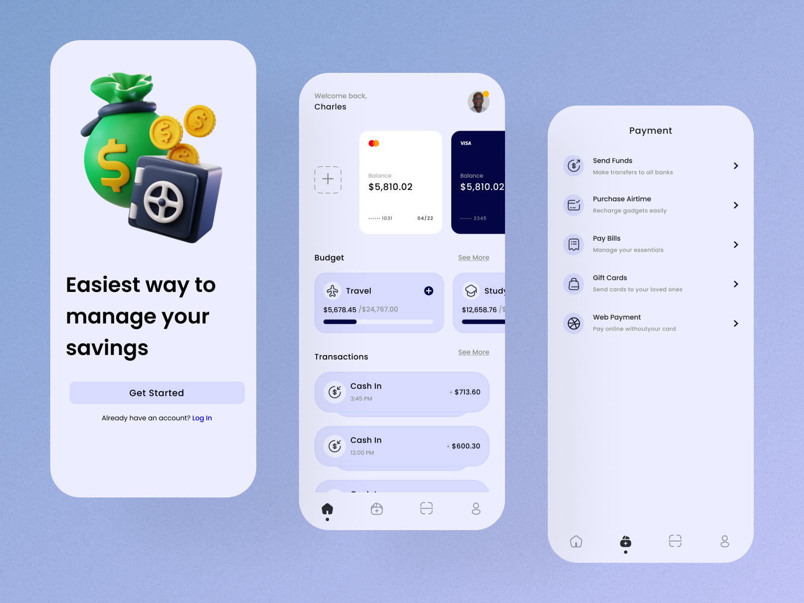 Zeta - Fintech Saving App by Teddy on Dribbble