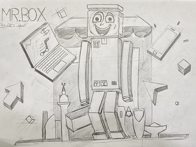 Mr.Box Character Design for eCommerce by Ahmed Magdi on Dribbble